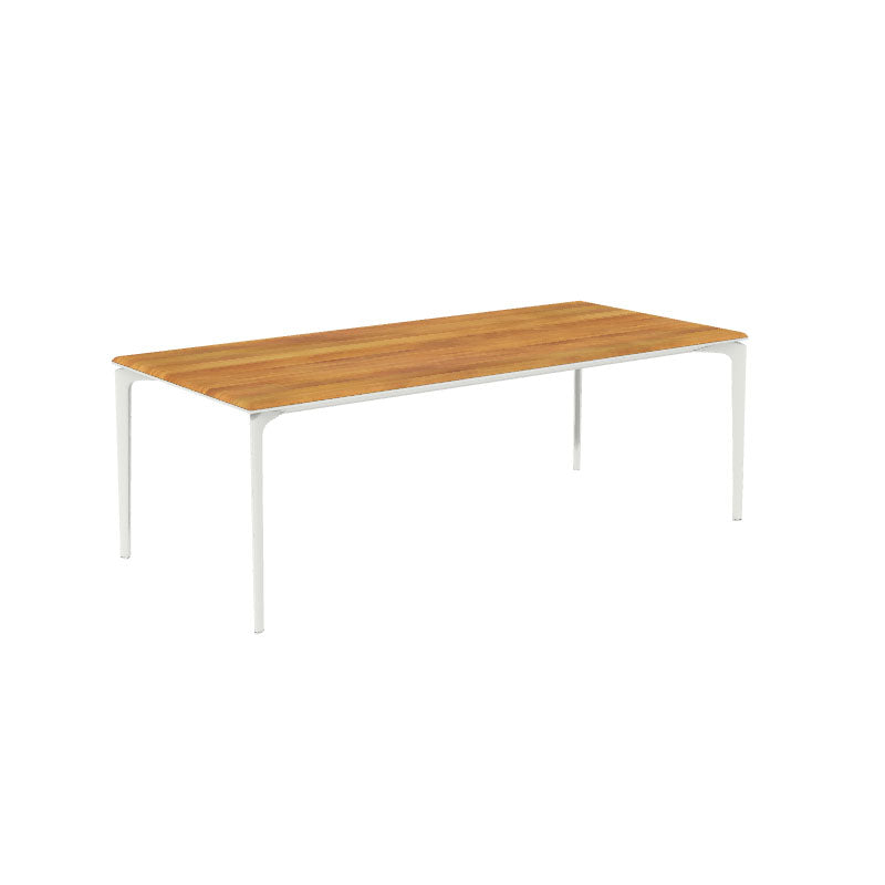 AllSize Rectangular Table with Top in Iroko | Zzue Creation