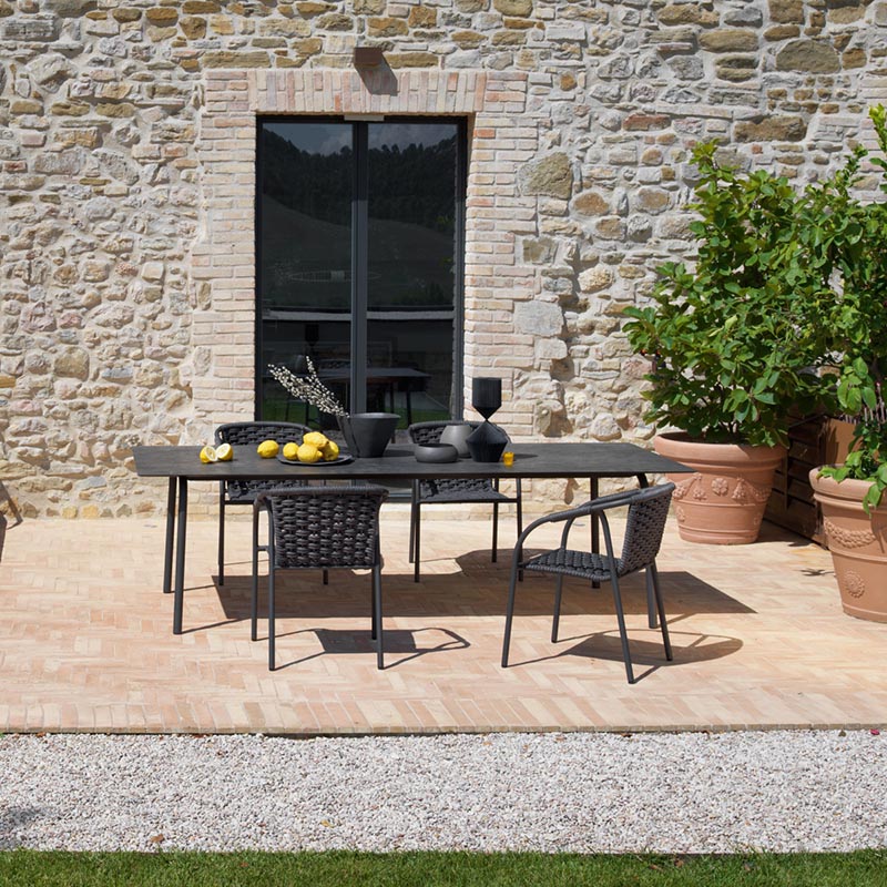 Lipari Rectangular Dining Table 220 | Zzue Creation