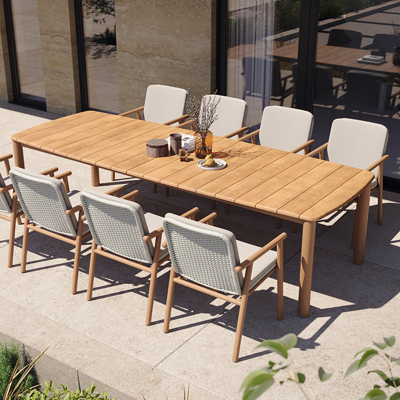 Benoa Teak Dining Table Boatshape | Zzue Creation