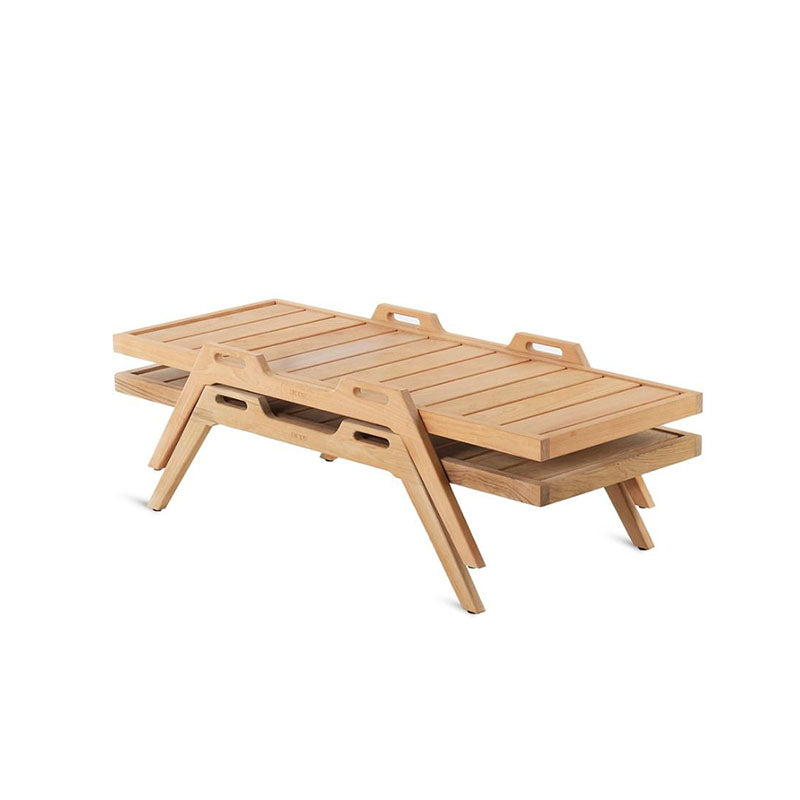 Synthesis Stackable Rectangular Coffee Table with handles | Zzue Creation