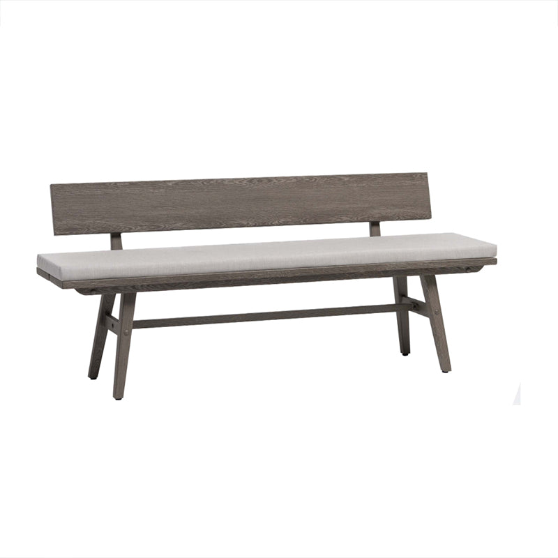 Canbria Bench with Back (KD) | Zzue Creation