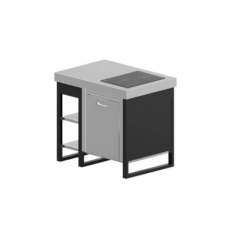 LI Fridge and Induction Cooking Module 700+300 (2 Zones) | Zzue Creation